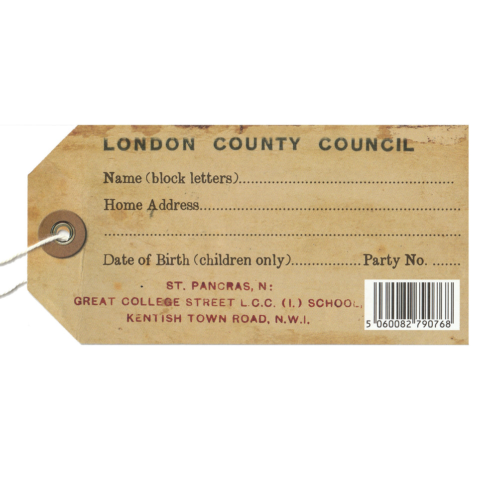 Replica Evacuee Paper Tag – The Literary Gift Shop