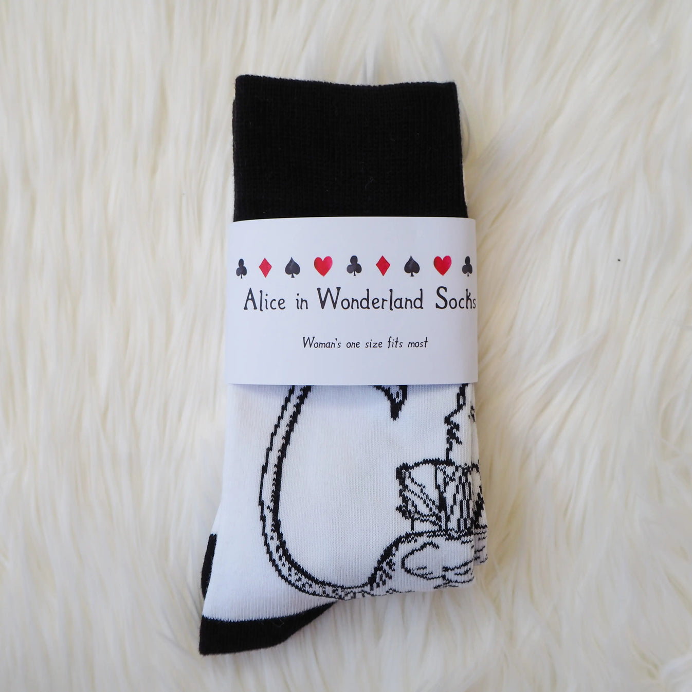 Alice in Wonderland Socks - John Tenniel Illustration | Literary Gift ...