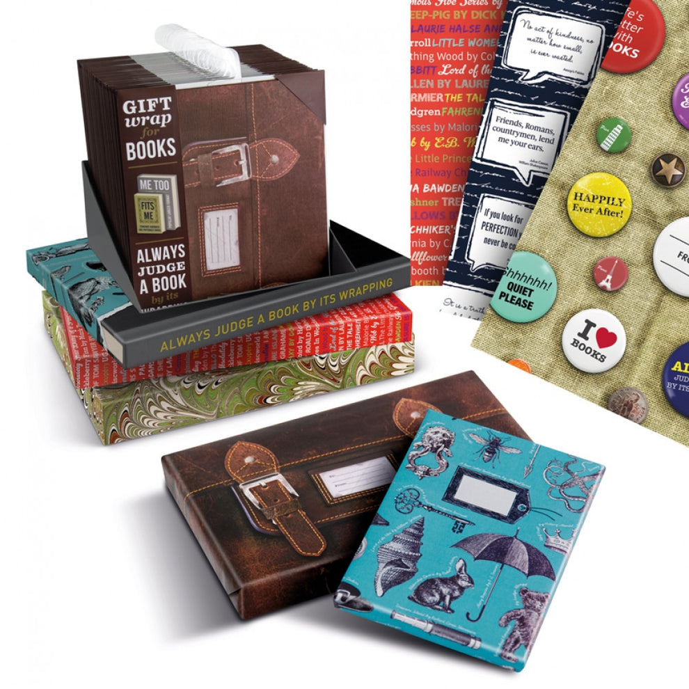 Gift Wrap - Book Badges – The Literary Gift Shop